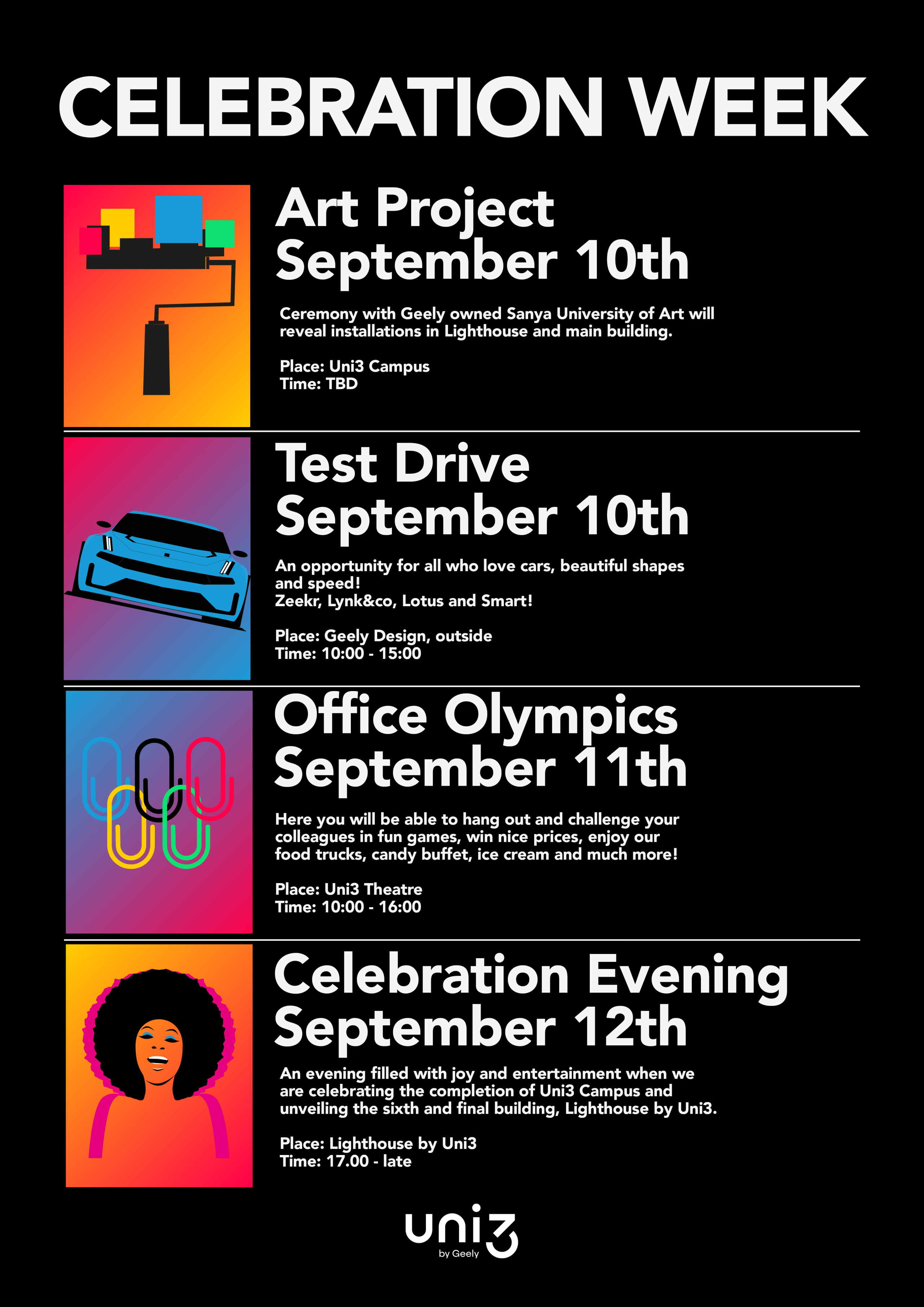 Uni3 Table Tennis Ladder - Uni3